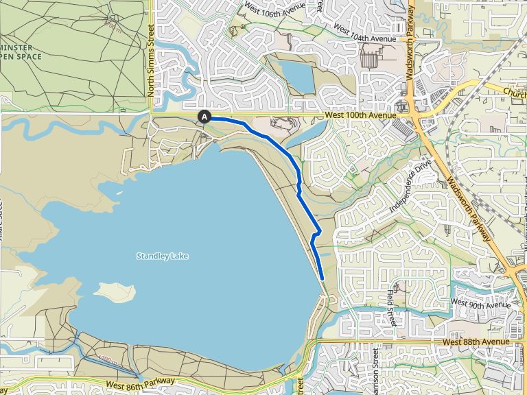 Ruta South Standley Lake Trail Loop | Caminata | Komoot